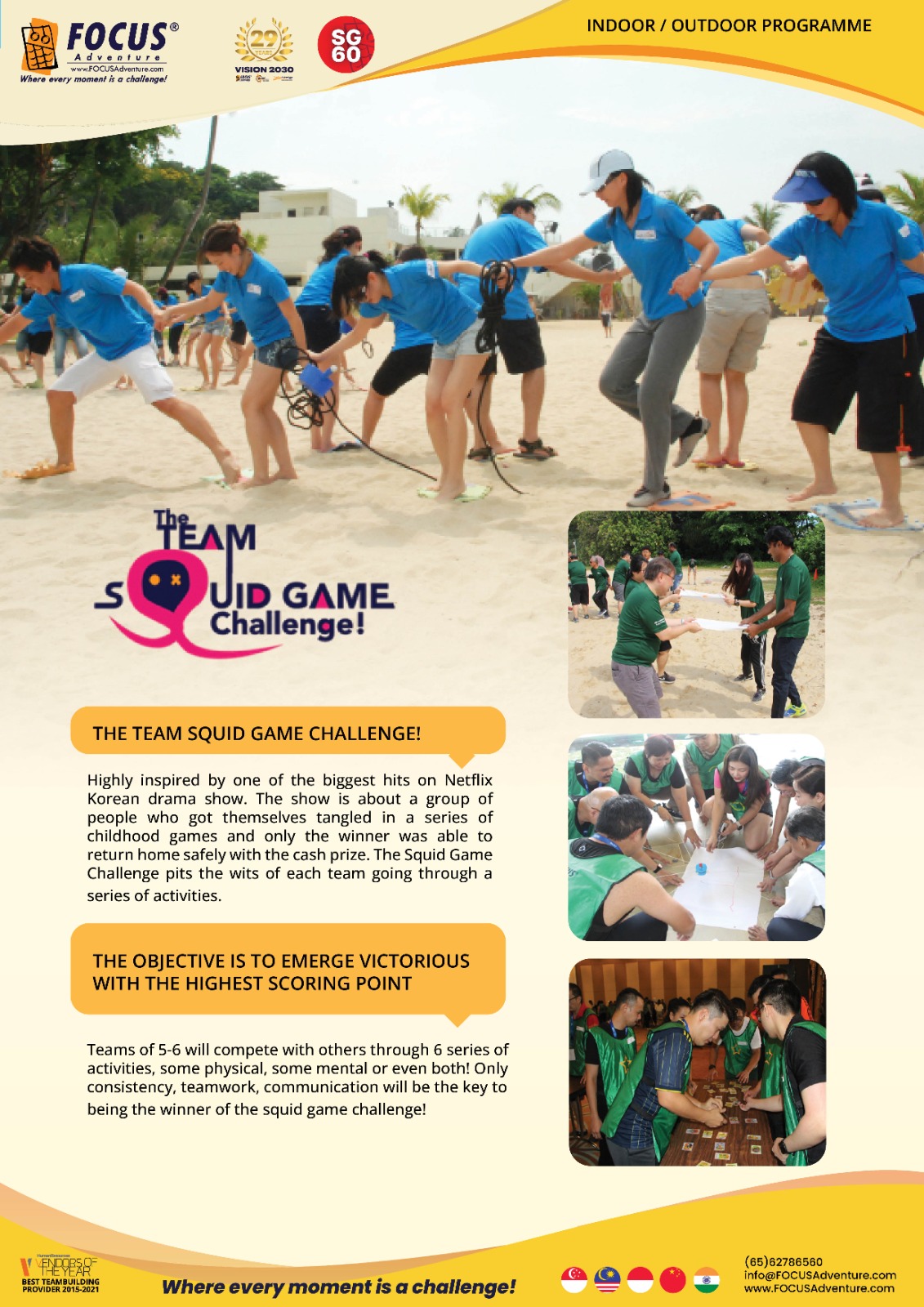 Proven Corporate Team Building Provider - FOCUS Adventure